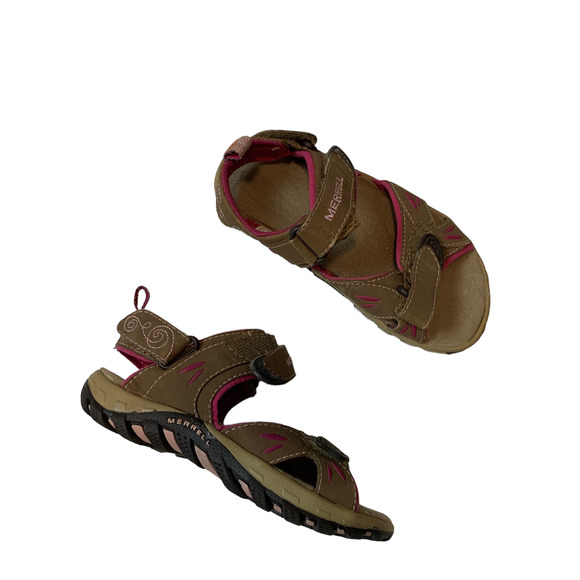 Merrell | Shoes | Merrell Siren Sandal Kids Tanraspberry Little Girls ...